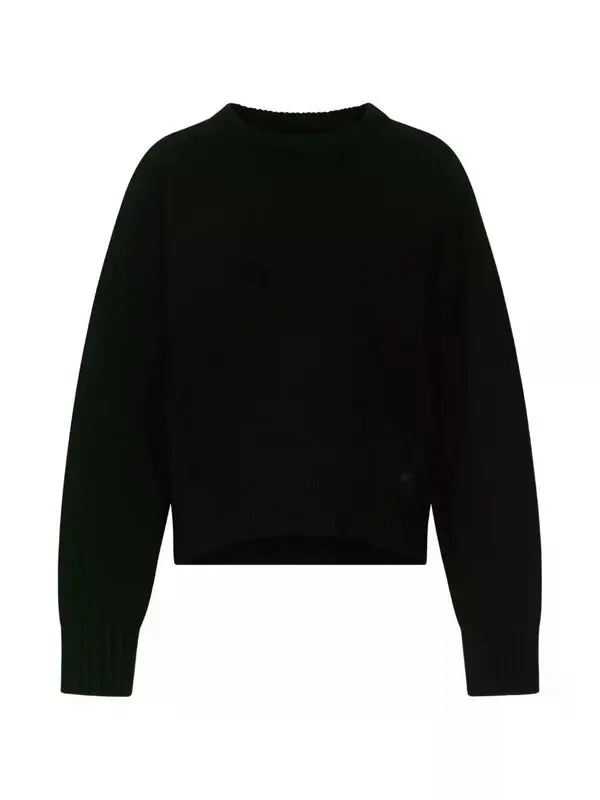 Loulou De Saison Breha Crew-neck Sweater - Black