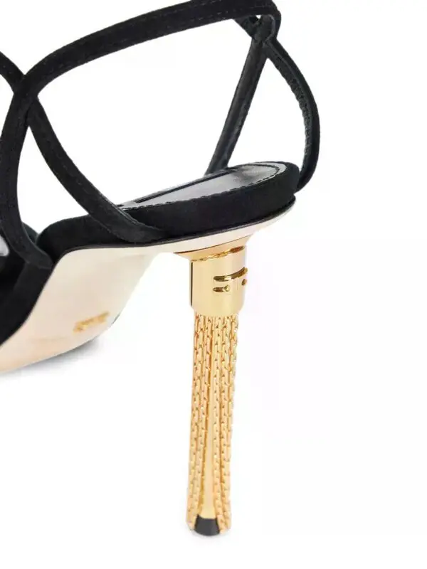 Elisabetta Franchi Suede Sandal With Tassel