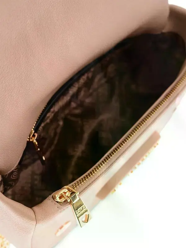 Moschino Logo Plaque Shoulder Bag