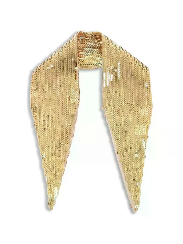 Dsquared2 Sequin-embellished Scarf - Gold