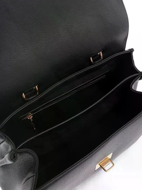 Moschino Logo-embossed Midi Shoulder Bag