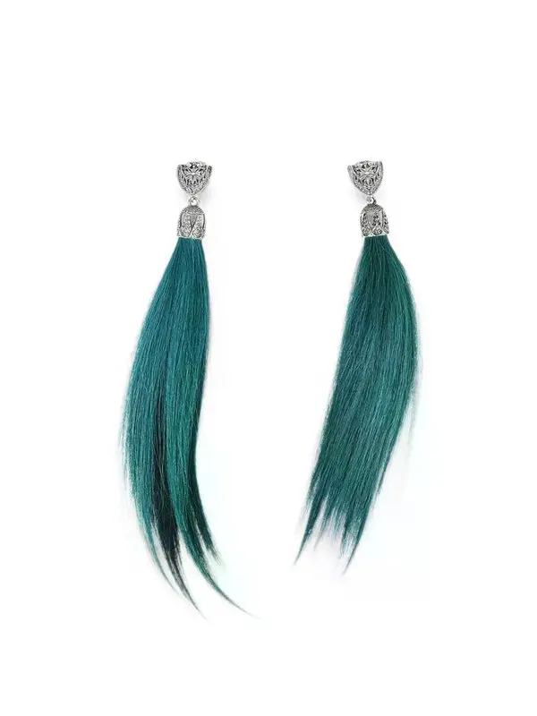 Dsquared2 Goat Skin Tassel Earrings