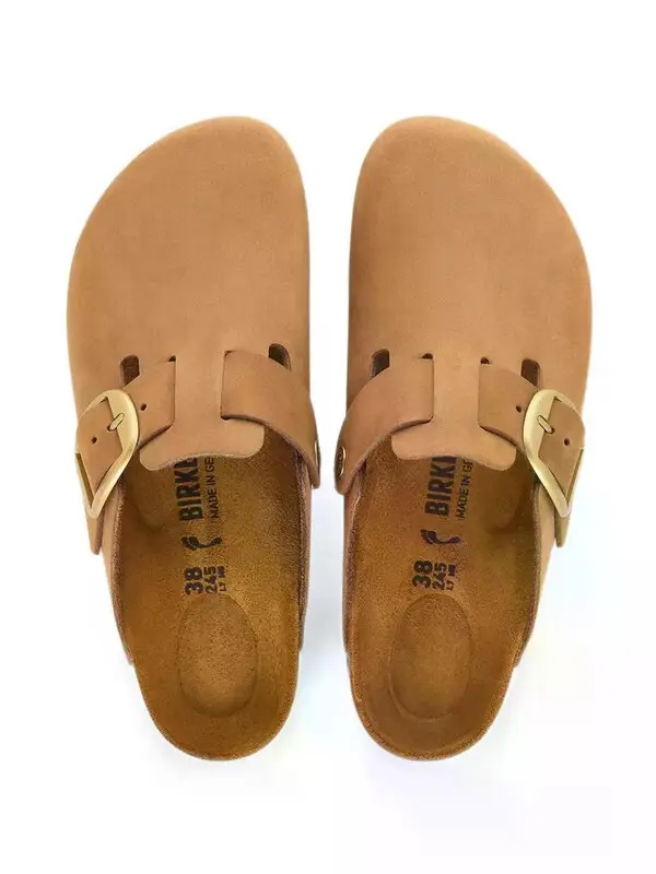 BIRKENSTOCK Big-buckle Leather Sandals