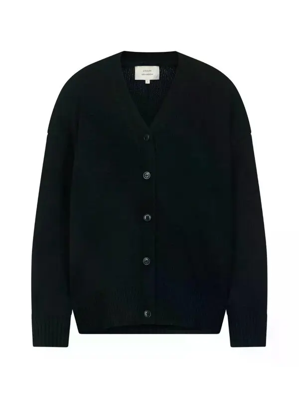 Loulou De Saison Duca V-neck Oversized Cardigan - Black