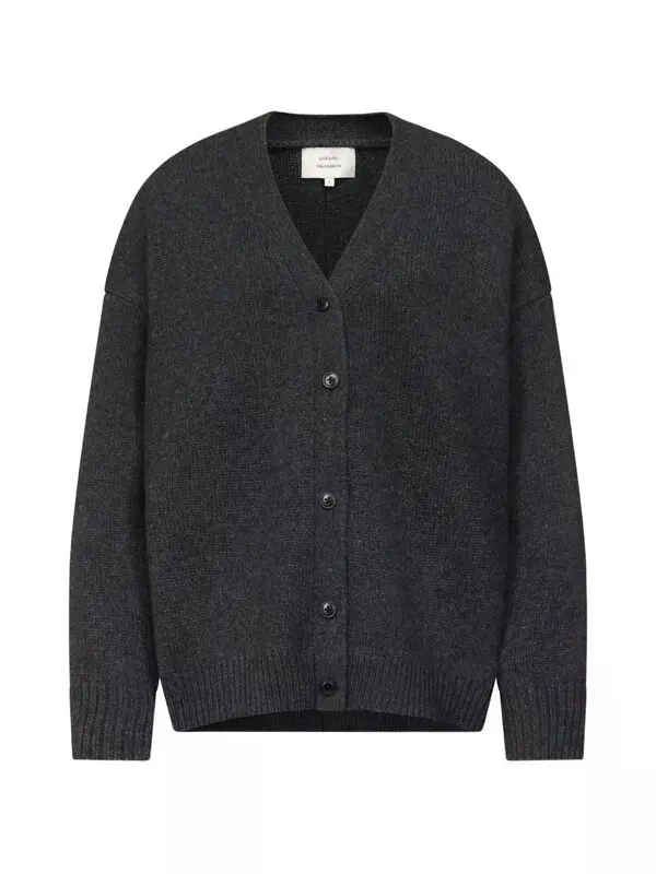 Loulou De Saison Duca Oversized V-neck Cardigan - Grey
