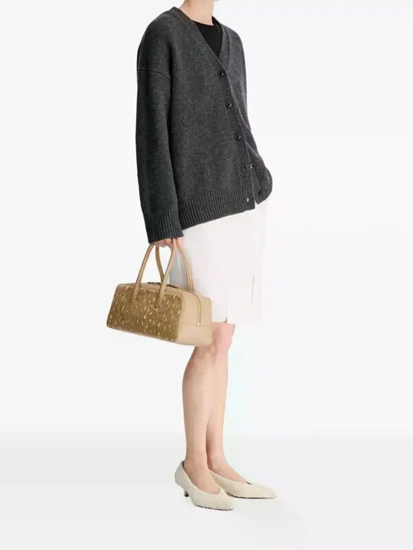 Loulou De Saison Duca Oversized V-neck Cardigan - Grey