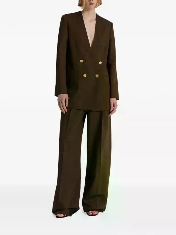 Alberta Ferretti Button Double-breasted Blazer