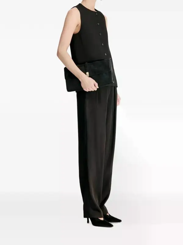 Loulou De Saison Jane Button-up Sleeveless Waistcoat