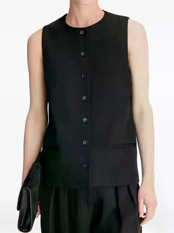 Loulou De Saison Jane Sleeveless Waistcoat
