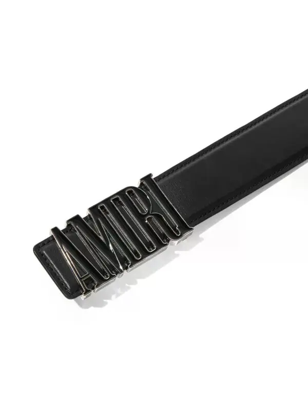 Amiri Nappa Core 4cm Belt - Black