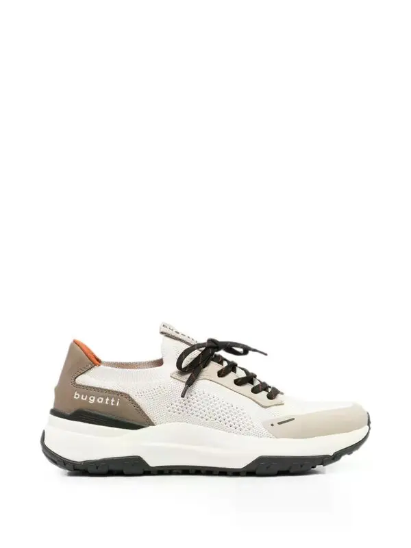 BUGATTI Logo-print Panelled Sneakers - Neutrals