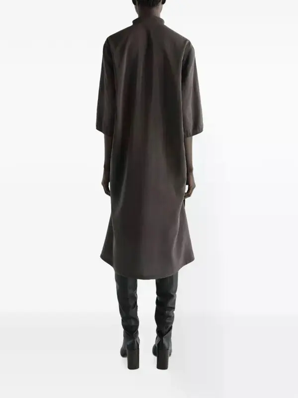 LEMAIRE Soft-collar Dress In Dry Silk