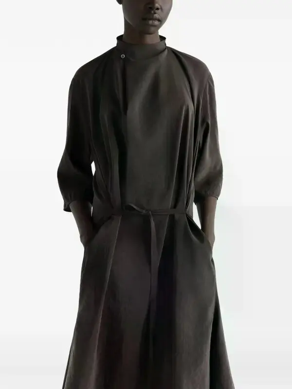LEMAIRE Soft-collar Dress In Dry Silk