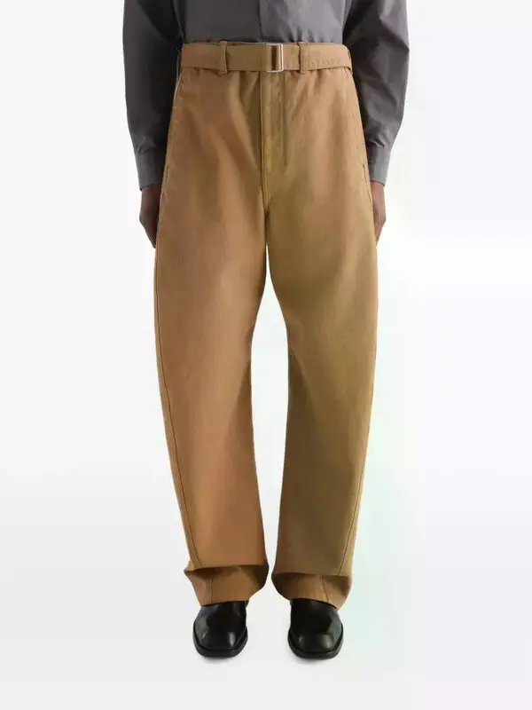 LEMAIRE Twisted Belted Wide Leg Trousers