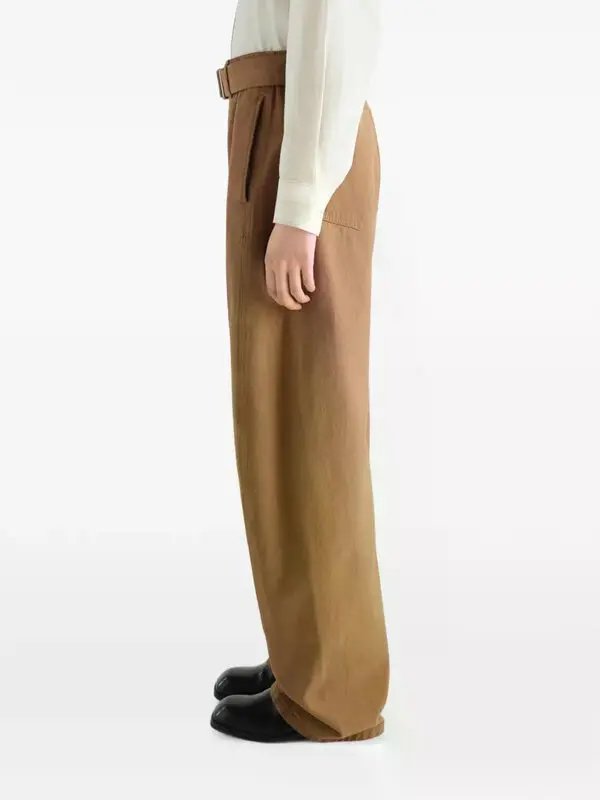 LEMAIRE Twisted Belted Wide Leg Trousers