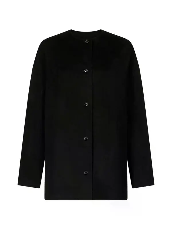 Loulou De Saison Collarless Single-breasted Coat