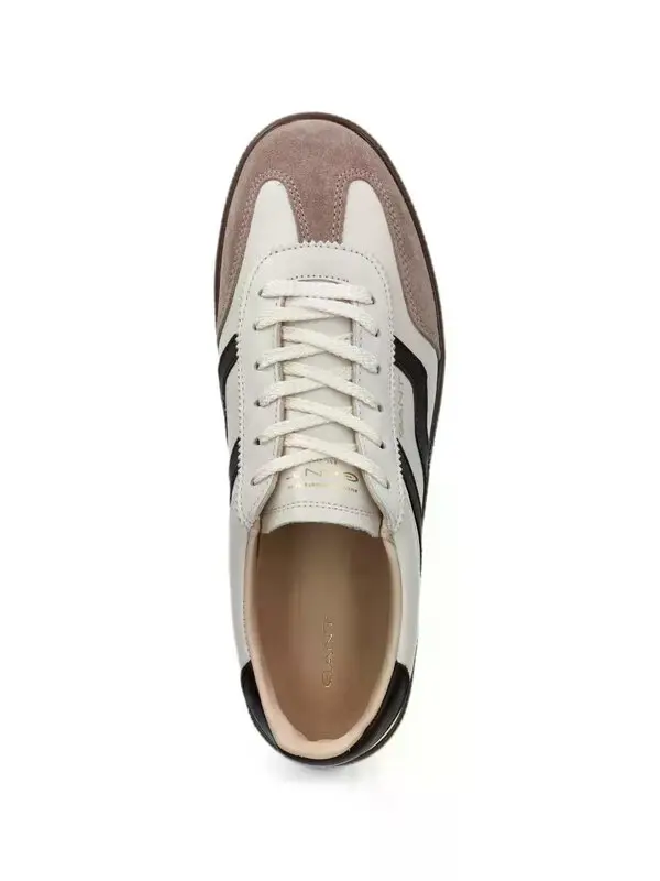 Gant Logo-print Panelled Sneakers - Neutrals