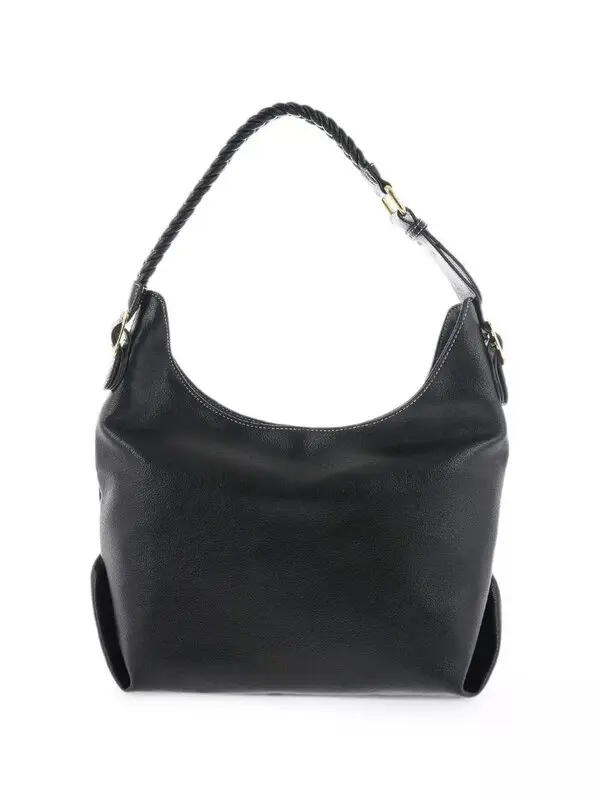 Moschino Braided Handle Love Medium Shoulder Bag