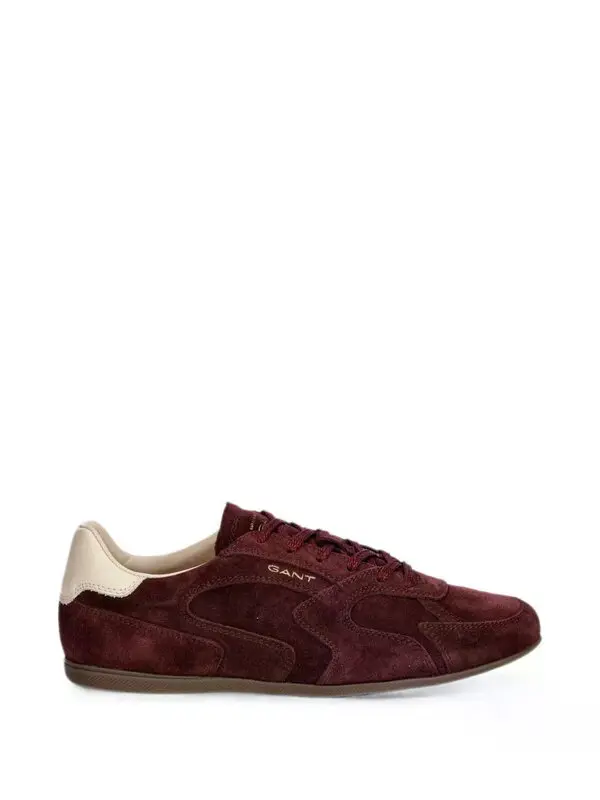 Gant Suede Panelled Sneakers - Red