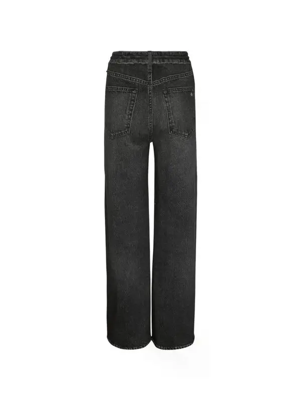Rag & Bone Miramar Drawcord Jeans - Black