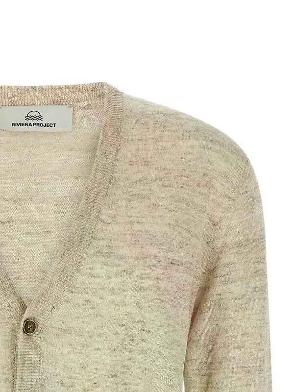 RIVIERA Mélange V-neck Cardigan
