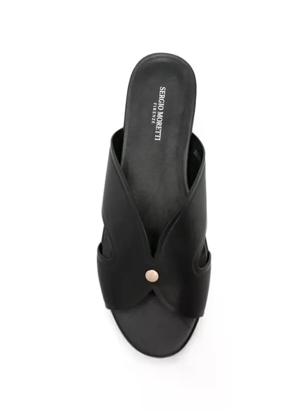 SERGIO MORETTI FIRENZE Cut-out Detail Sandals