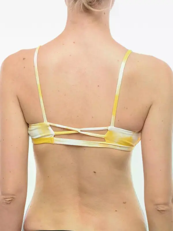 Karl Lagerfeld Tie-dye Triangle Bikini Top