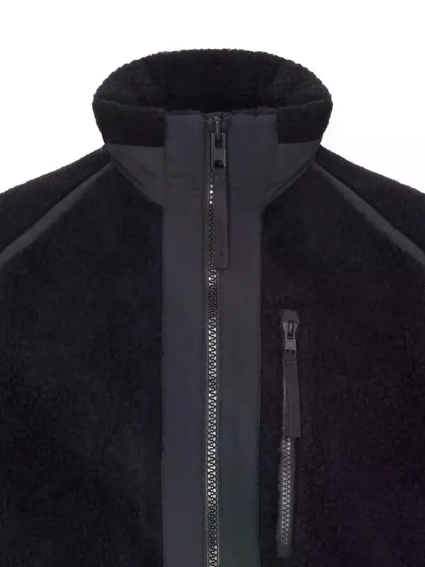 Canada Goose Westport Fleece-texture Panelled Jacket - Black