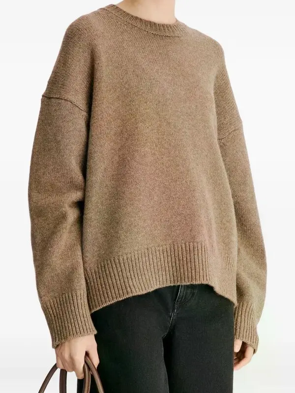 Loulou De Saison Pial Lds Oversized Cashmere Sweater - Brown