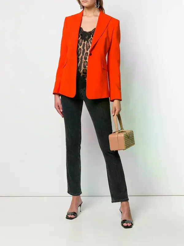 Dolce & Gabbana Leopard-print Satin Top