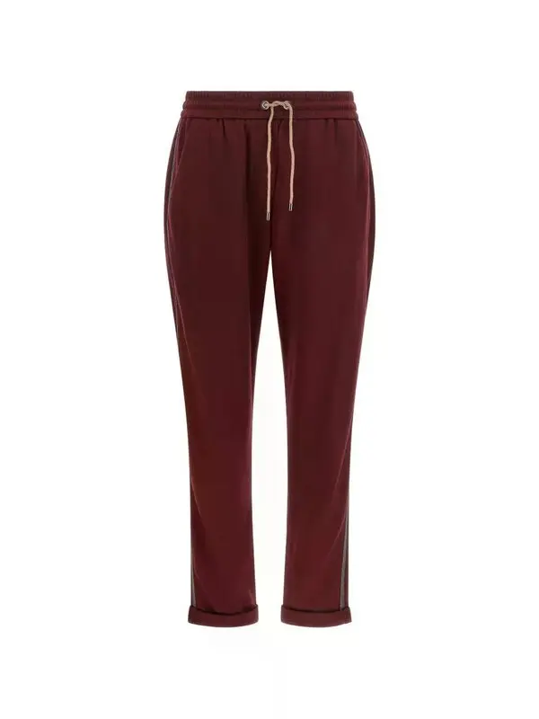 Brunello Cucinelli Monile Track Pants - Red