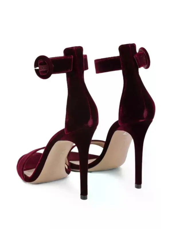GIANVITO ROSSI Portofino Velvet Sandals