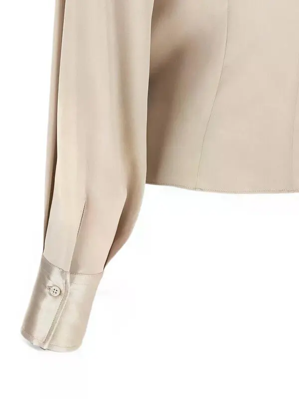 Brunello Cucinelli Asymmetric Draped Blouse
