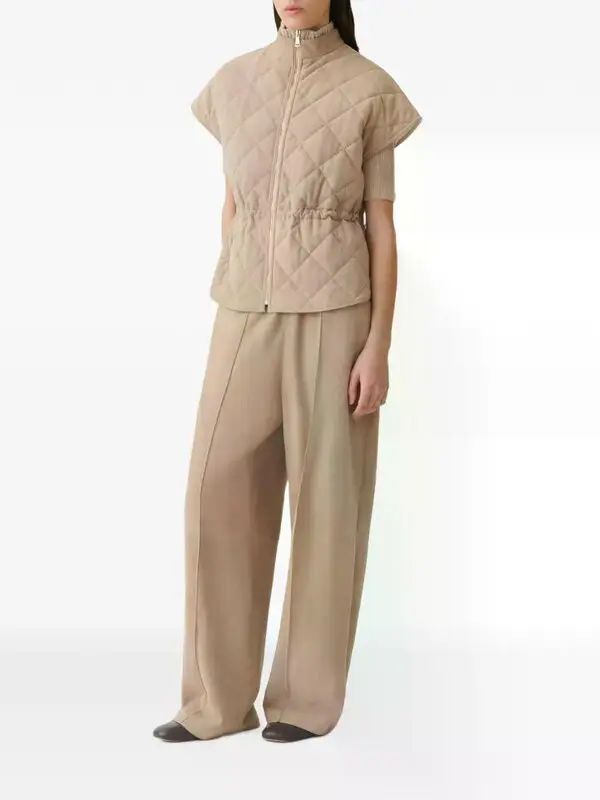 Fabiana Filippi Quilted High-neck Gilet