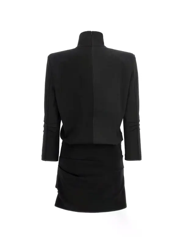 Attico Cut-ou Draped Mini Dress