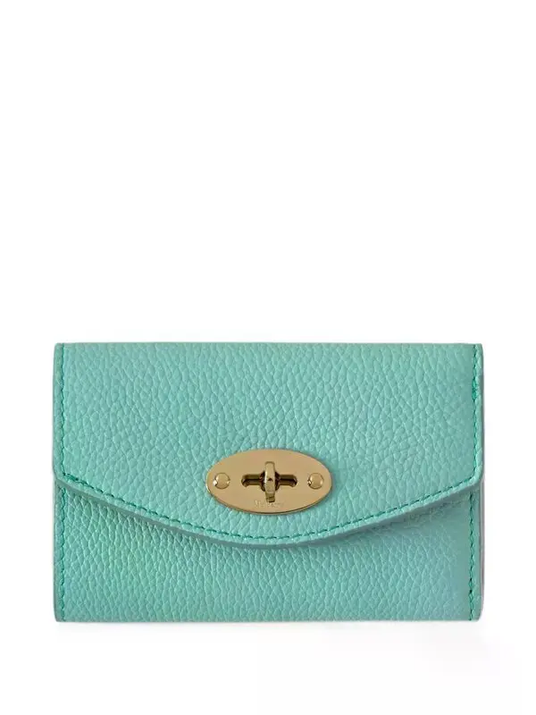 Mulberry Darley Grained Calf Leather Wallet - Blue