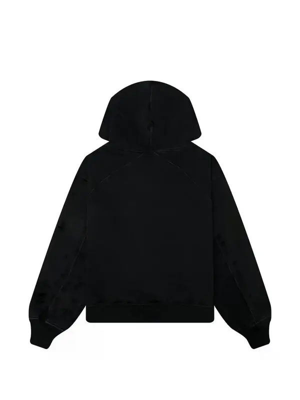 Astrum Tfu Graphic-print Zip-up Hoodie - Black