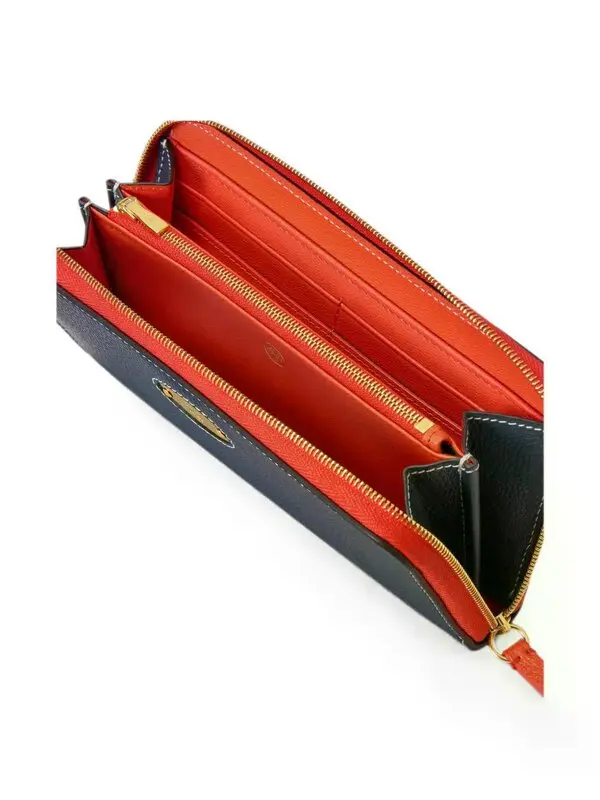 Mulberry Logo-plaque Grained-leather Purse
