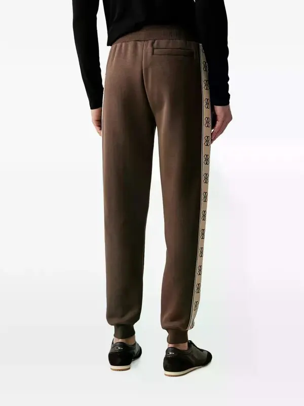 Guess Logo-tape Track Pants - Brown