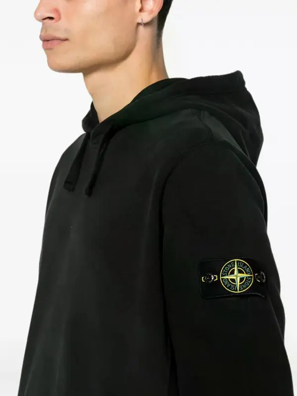 Stone Island Logo-patch Hoodie