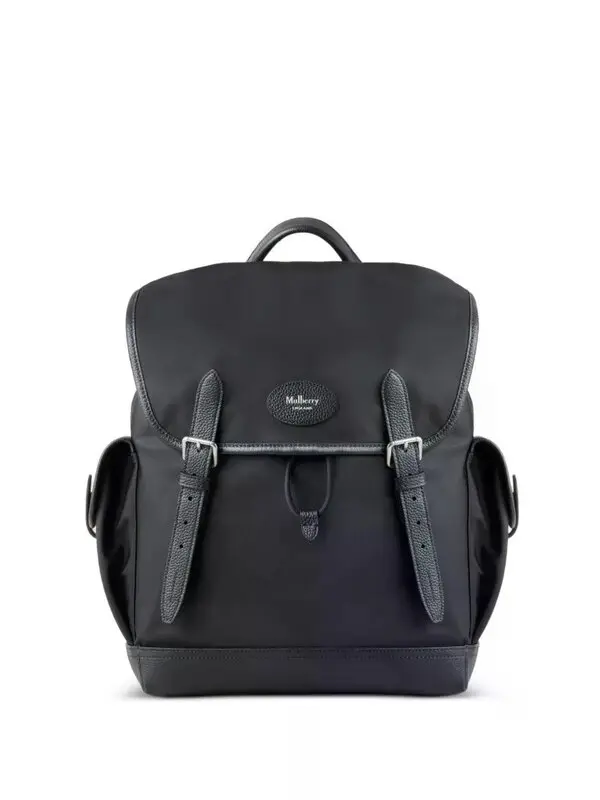 Mulberry Heritage Buckle-fastening Backpack - Black