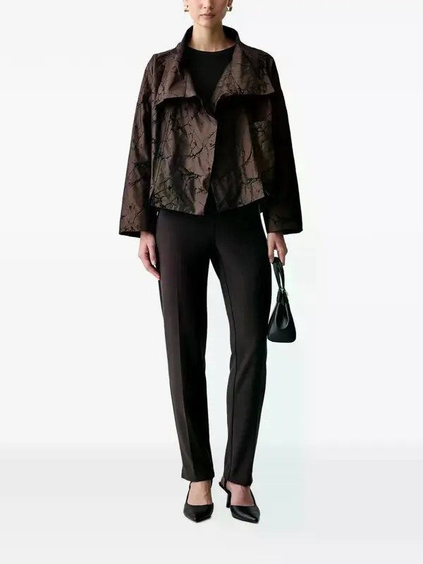 Joseph Ribkoff Marble-print Draped Jacket