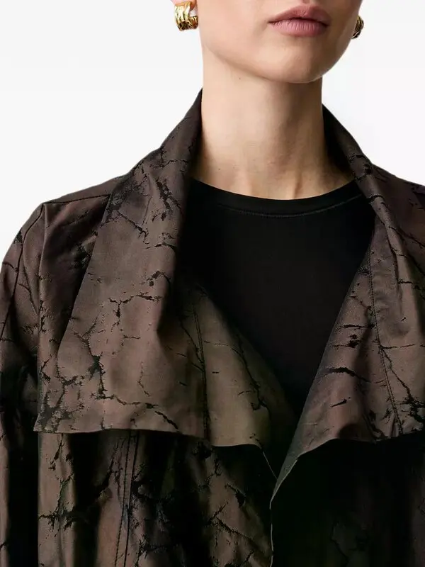 Joseph Ribkoff Marble-print Draped Jacket