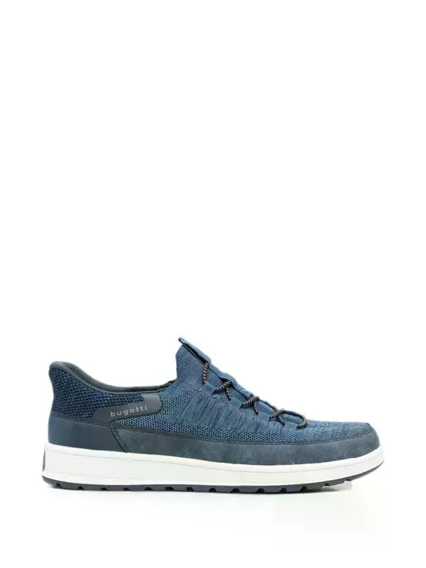 BUGATTI Knit Panelled Sneakers - Blue