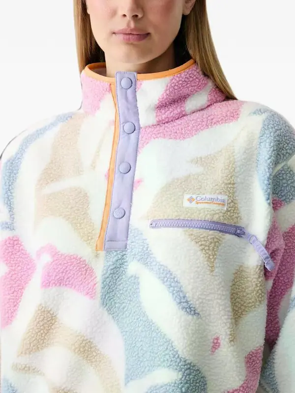 Columbia Abstract-print Fleece Sweater