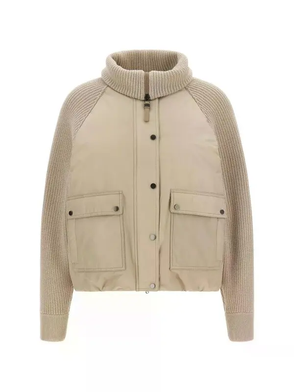 Brunello Cucinelli Monile Ribbed-knit Jacket