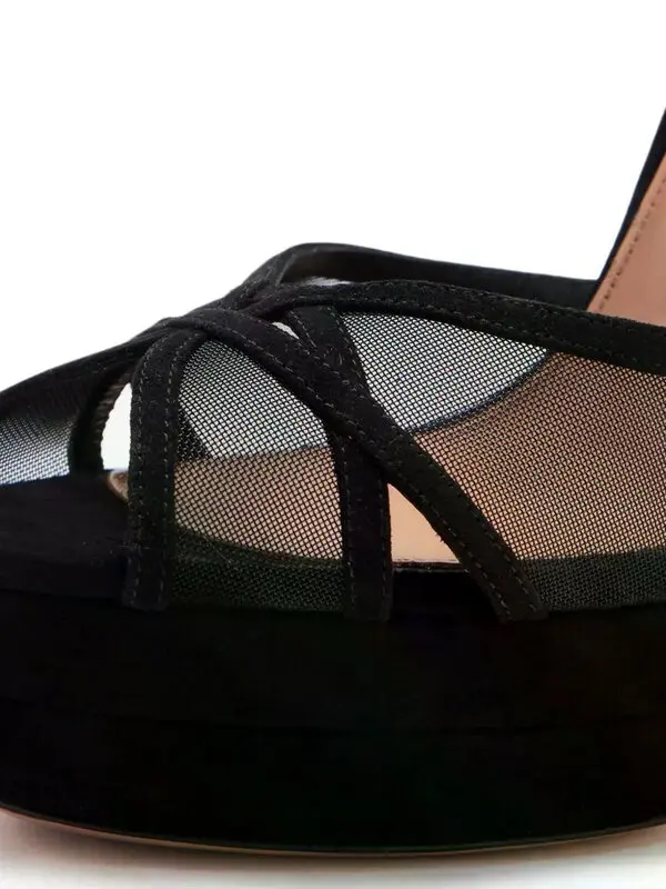AQUAZZURA Divine Sandals - Black