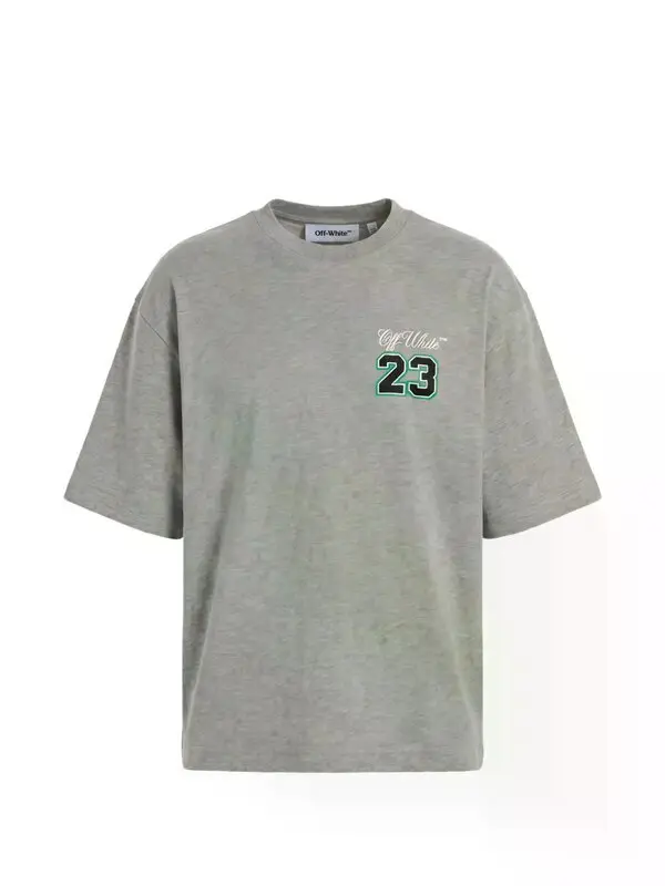 Off-White Logo-print T-shirt - Grey