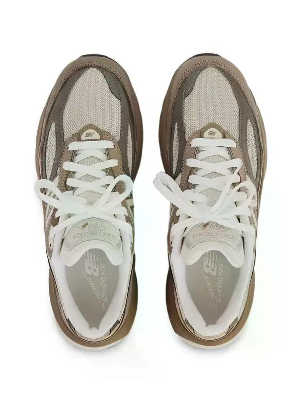 NEW BALANCE 990v6 Panelled Sneakers - Brown
