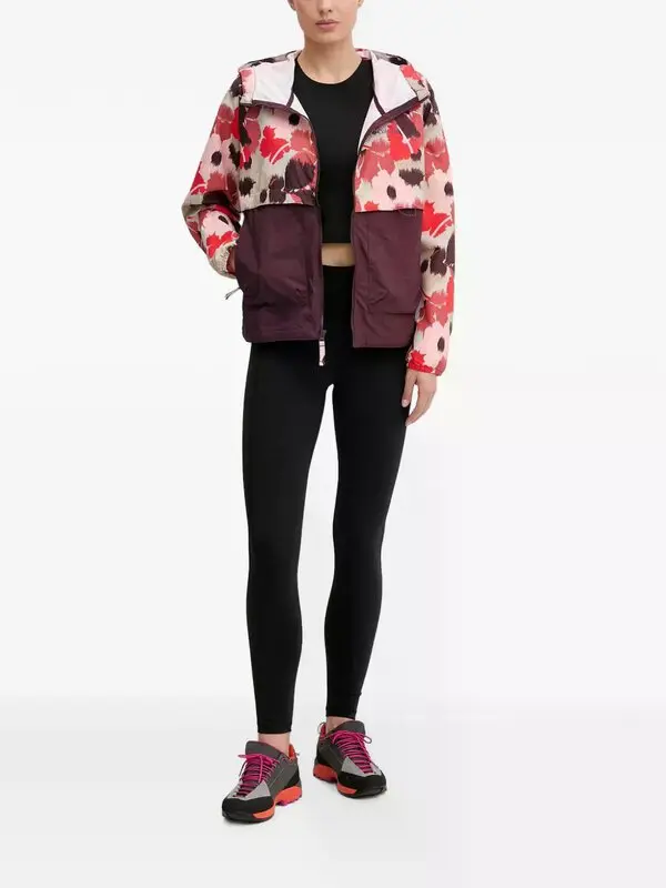 Columbia Spire Valley Floral-print Panelled Jacket - Neutrals